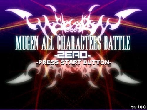 Mugen All Characters Battle Zero Screenpack - Screenpacks - AK1 MUGEN ...