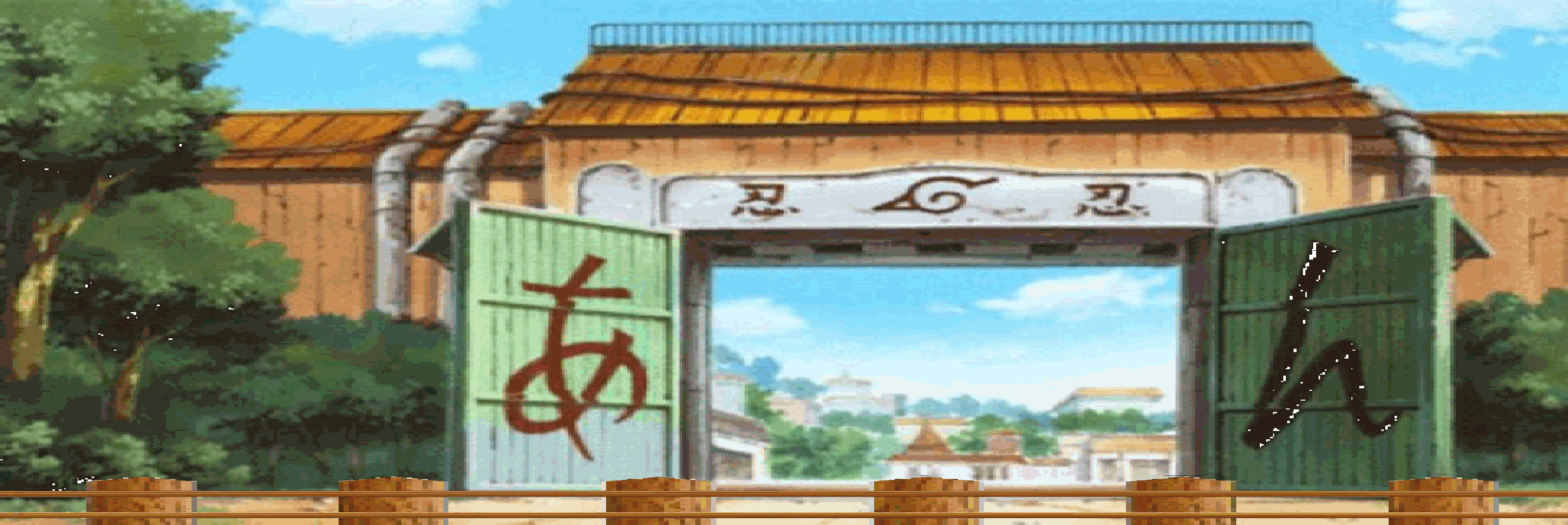 Hidden Leaf Village Gate Hidden Leaf Gate By Midgetmerrall On