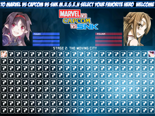Mugen Marvel vs Capcom vs SNK Screenpack 1.0 - Screenpacks - AK1 MUGEN ...