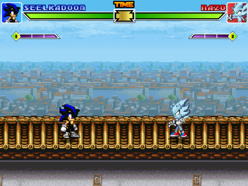 Overlooking Seireitei Roof - Bleach Stages - AK1 MUGEN Community
