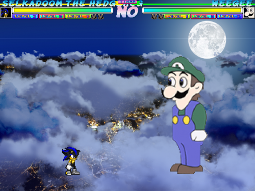 Sky Battle (Night) - Other Stages - AK1 MUGEN Community