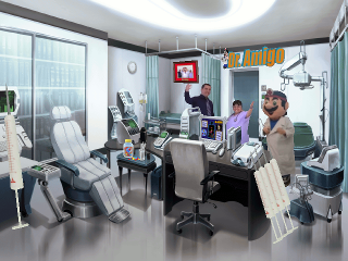 Dr. Amigo Family Clinic - meme / internet themed stages - AK1 MUGEN ...