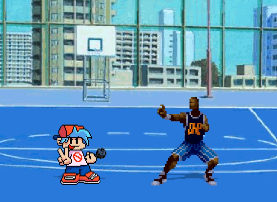 MUGEN - Boyfriend vs. Shaq Fu - Mugen Battles - AK1 MUGEN Community