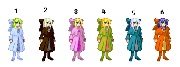 Luu color palettes - Palettes - AK1 MUGEN Community