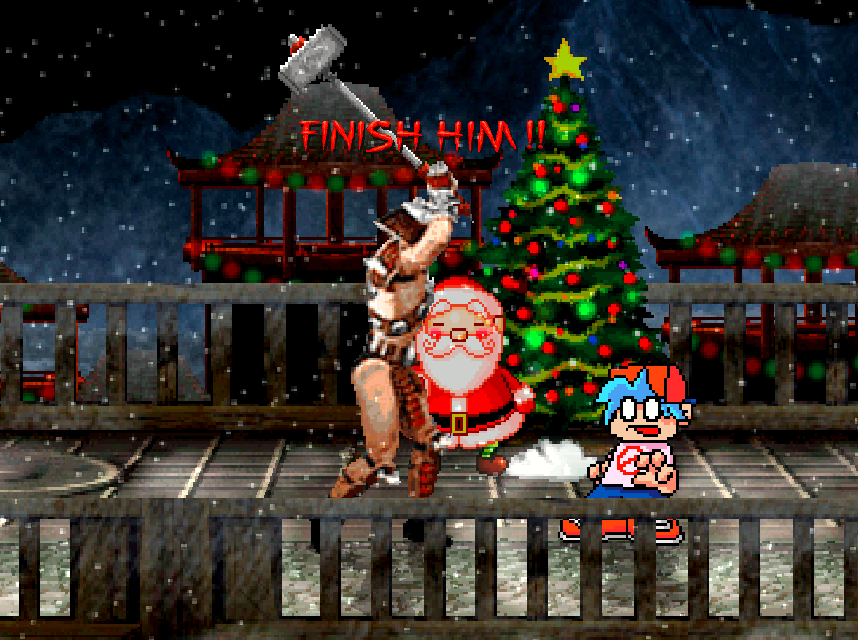 MUGEN - SHAO KHAN vs. Sky & Boyfriend (Friday Night Funkin') - Mugen ...