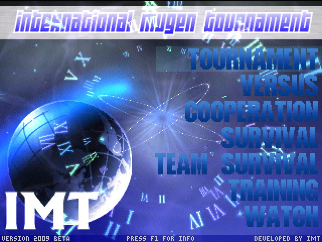 IMT (Blue) Winmugen Plus - Screenpacks - AK1 MUGEN Community