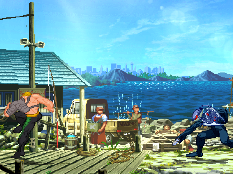 AmnestyBay Stage1.1&1.0 - DC Comics Stages - AK1 MUGEN Community