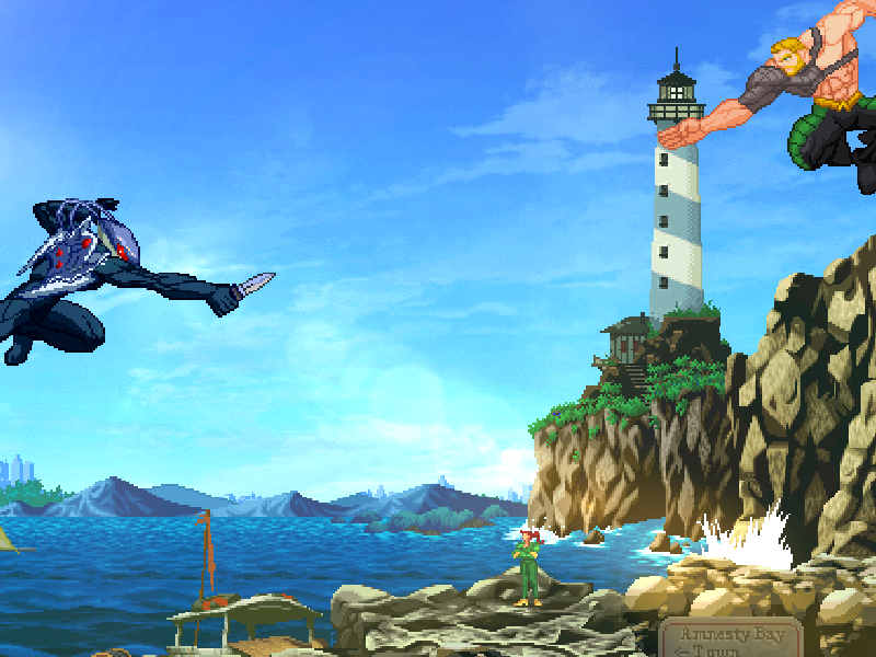 AmnestyBay Stage1.1&1.0 - DC Comics Stages - AK1 MUGEN Community