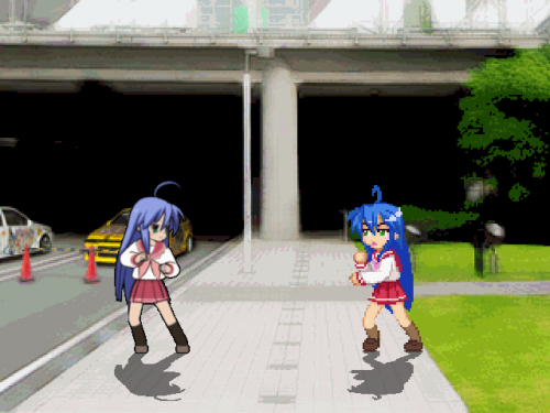Lucky Star stages from Lucky Fighter X3 pack - Stage Packs - AK1 MUGEN ...