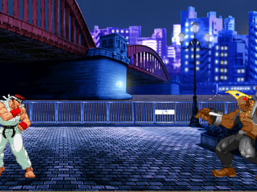 Bridge - Night Time - Stages - AK1 MUGEN Community
