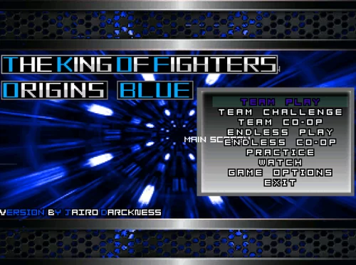 KOF MUGEN ORIGINS BLUE - Screenpacks - AK1 MUGEN Community
