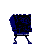 Dark Blue ONI-Dark Spongebob - Cheap edits - AK1 MUGEN Community