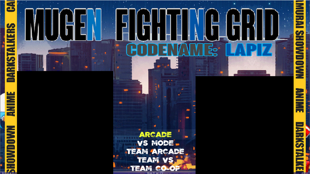 importing Mugen screenpack to Ikemen: menu and character select zoomed ...