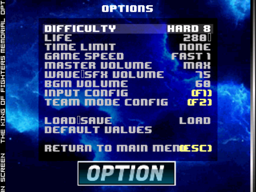 KOF MUGEN ORIGINS BLUE - Screenpacks - AK1 MUGEN Community