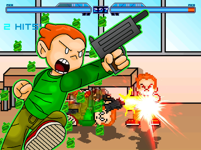 Pico (Pico's School) By Crowsar - Characters - AK1 MUGEN Community