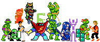 8-bits characters by Basara-kun - Character Packs - AK1 MUGEN Community