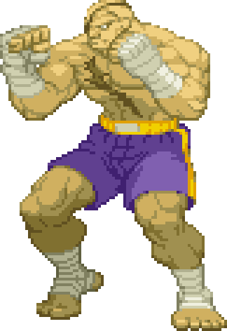 Sagat - Capcom vs SNK Styled/POTS - AK1 MUGEN Community