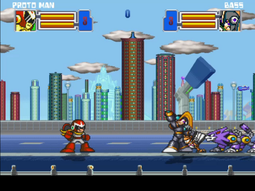 Mega Man Freeway custom stage - Mega Man Stages - AK1 MUGEN Community