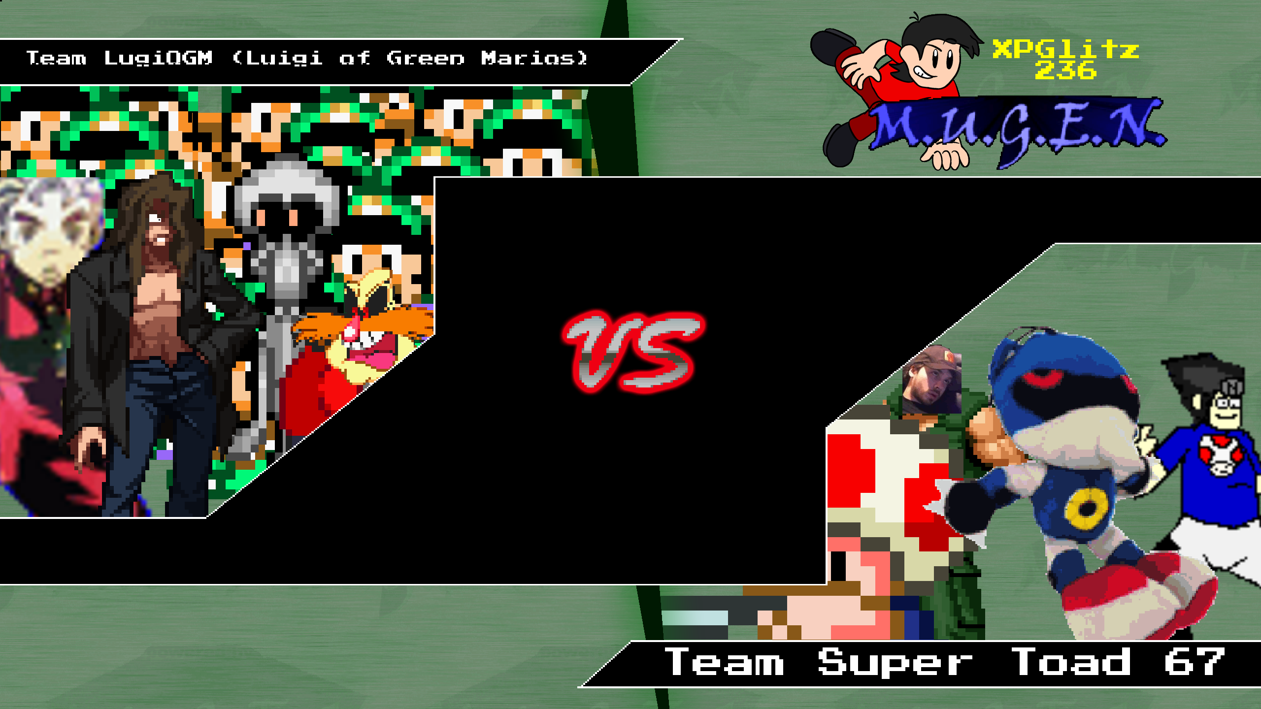 MUGEN Team LugiOGM vs Team SuperToad67 (REMATCH) - Cheap Mugen Battles ...