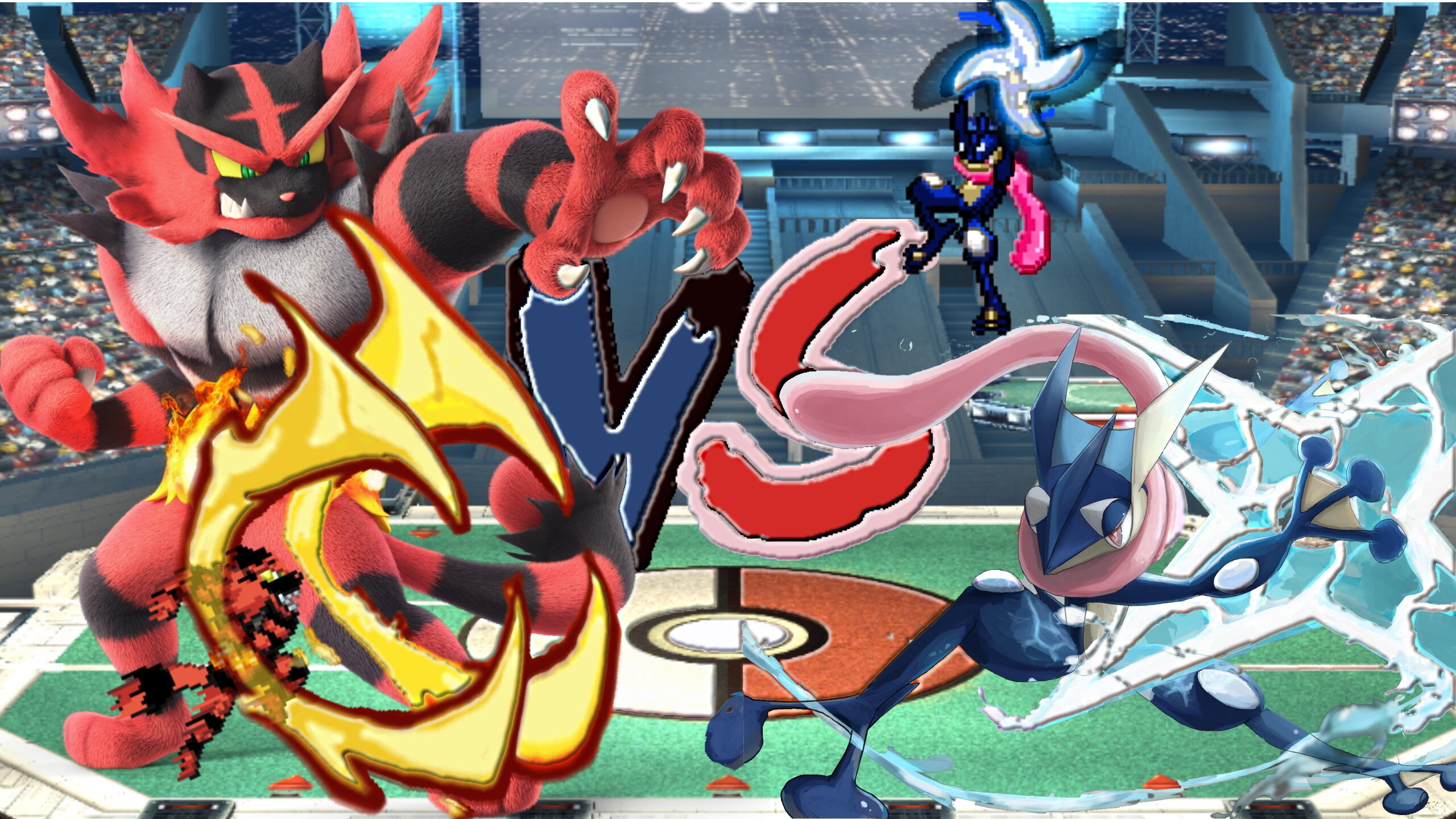 Incineroar vs Greninja - Mugen Battles - AK1 MUGEN Community