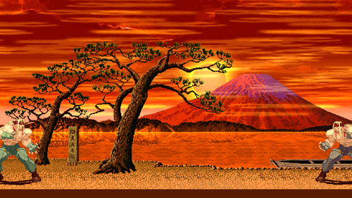 SF1 Japan mt.fuji (Geki Stage) - Street Fighter Stages - AK1 MUGEN ...