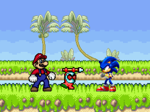 Floating Islands - Super Smash Flash - Super Mario Stages - AK1 MUGEN ...