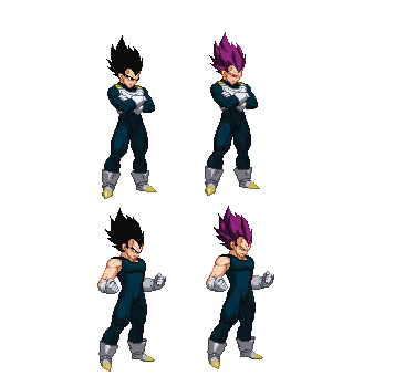 New Vegeta by ismael perez with transform Ultra Ego Mod like that ...