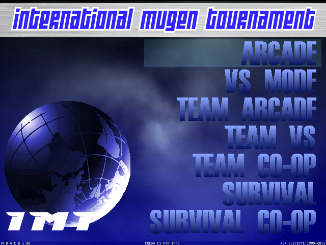 International Mugen Tournament Blue/Red 1.0 - Without Built-in Mugen ...