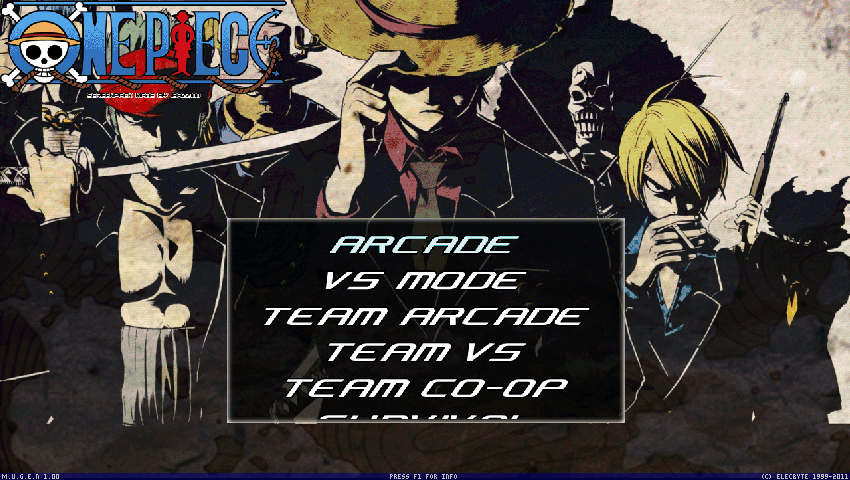 One Piece screenpack - Screenpacks - AK1 MUGEN Community