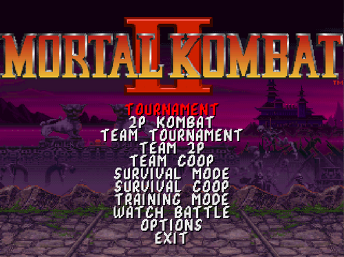 Mortal Kombat II Screenpack - Patched - Screenpacks - AK1 MUGEN Community