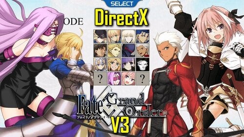 Fate Stay Night Character Pack - Character Packs - AK1 MUGEN Community