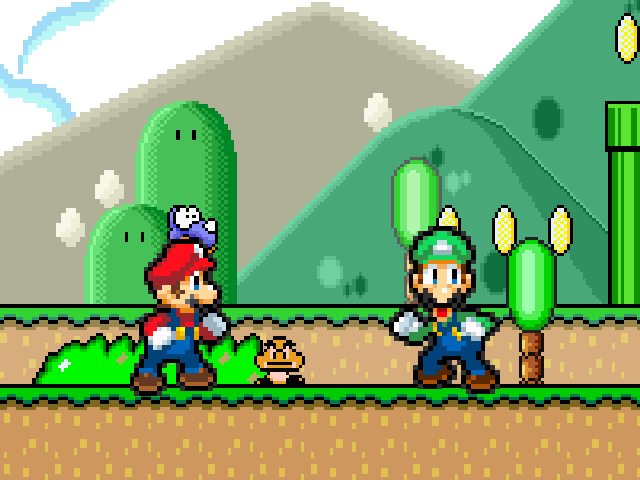 Super Mario Flash V2 - Goomba Valley - Stages - AK1 MUGEN Community