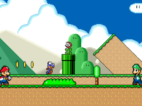 Super Mario Flash V2 - Goomba Valley - Super Mario Stages - AK1 MUGEN ...