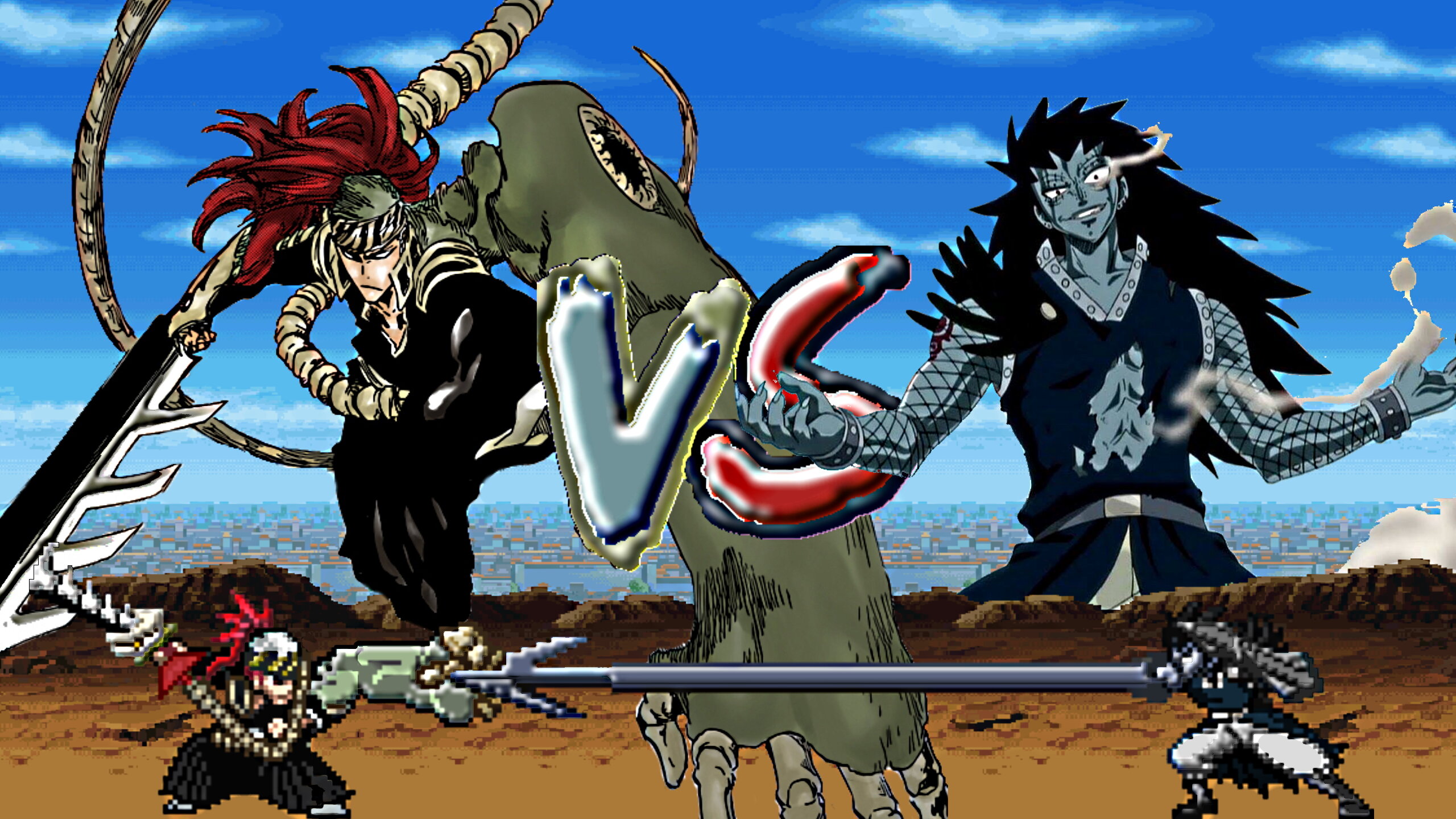 Renji Vs Gajeel (Bleach vs Fairy Tail) - Mugen Battles - AK1 MUGEN ...