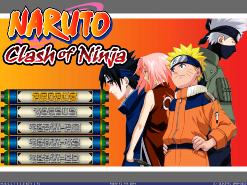 NARUTO CLASH OF NINJA screenpack - Screenpacks - AK1 MUGEN Community