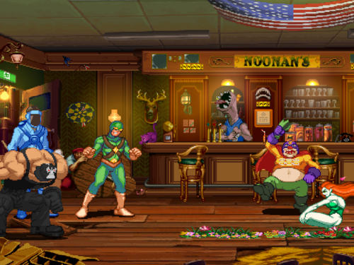 Noonan's Bar - DC Comics Stages - AK1 MUGEN Community