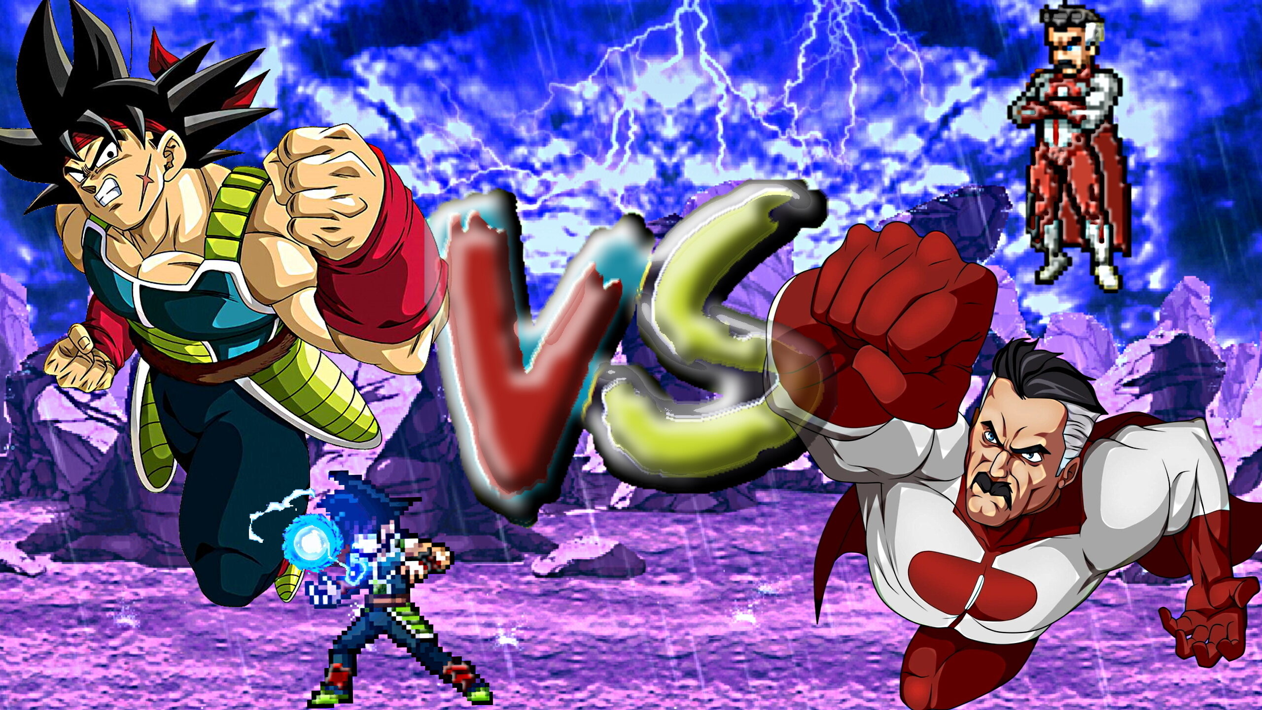 Omni-Man VS Bardock (Invincible VS Dragon Ball Z) DEATH BATTLE! - Mugen ...
