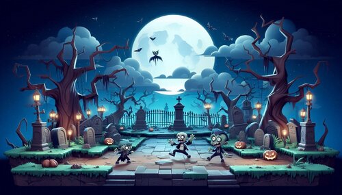 Halloween AI Stage Pack - AI stages - AK1 MUGEN Community