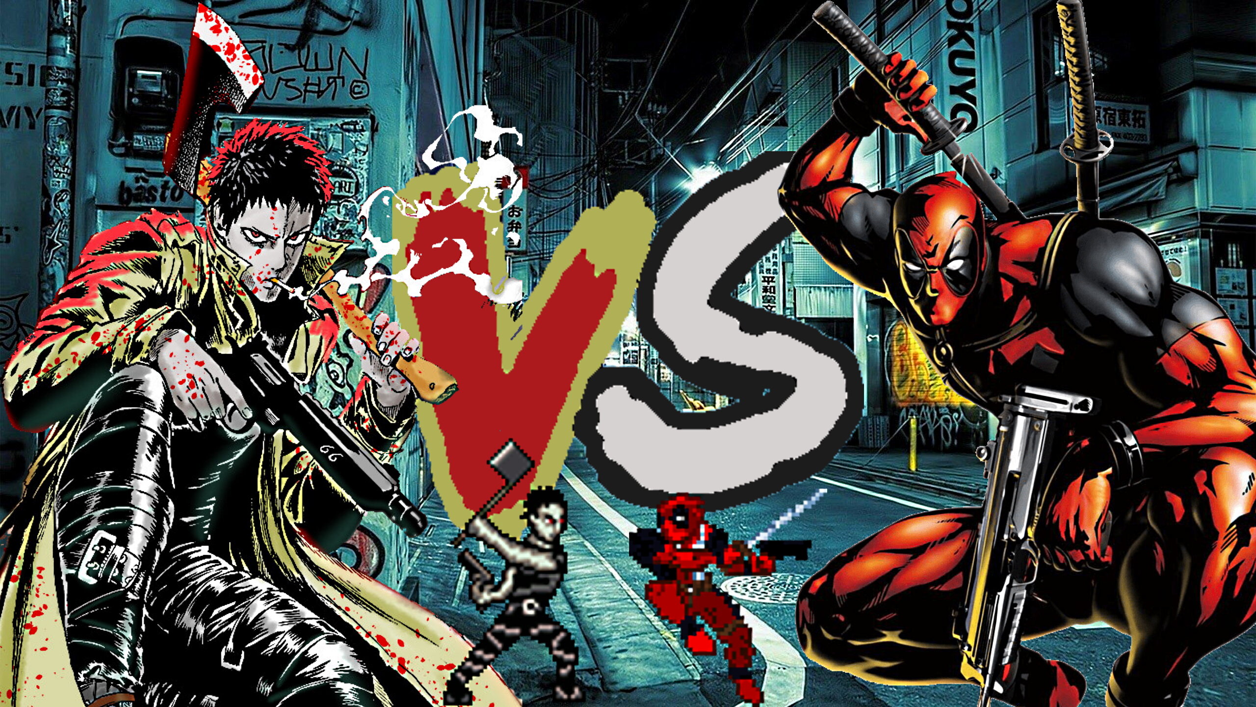 Deadpool Vs Zombieman (Marvel Comics vs One Punch Man) - Mugen Battles ...