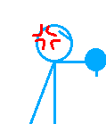Blue Stickman - Amateur OC - AK1 MUGEN Community