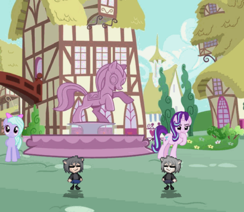 Ponyville Fountain - My Little Pony Stages - AK1 MUGEN Community