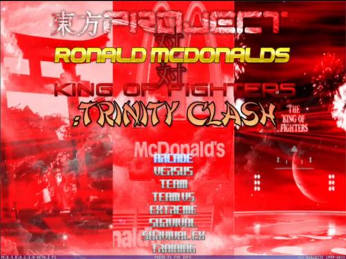 Touhou Project v. Ronald Donalds v. King Of Fighters - Trinity Clash ...