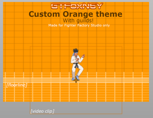 FFS Custom orange theme (with guilds) - Add-ons - AK1 MUGEN Community