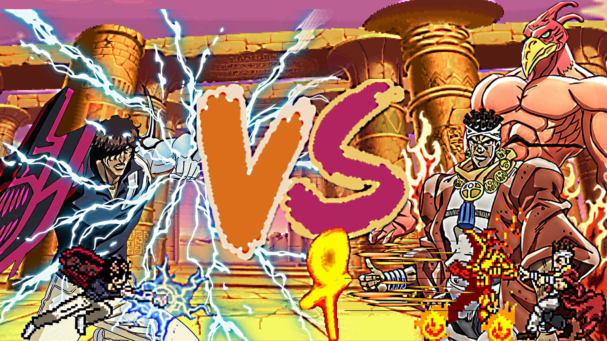Muhammad Avdol Vs Chad (Bleach vs JoJo's Bizarre Adventure) - Mugen ...