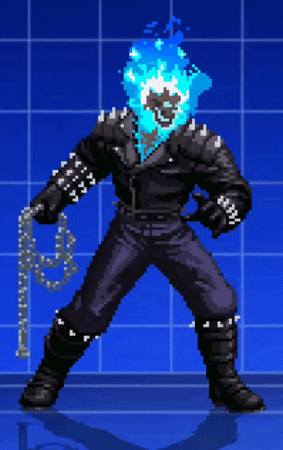 Ghost rider (Angel Rider Blue Flame) - Marvel Comics - AK1 MUGEN Community