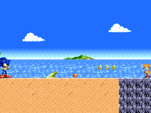 West Bay Zone - Sonic Stages - AK1 MUGEN Community
