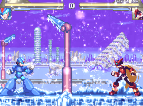 Blizzard Buffalo stage - Mega Man Stages - AK1 MUGEN Community
