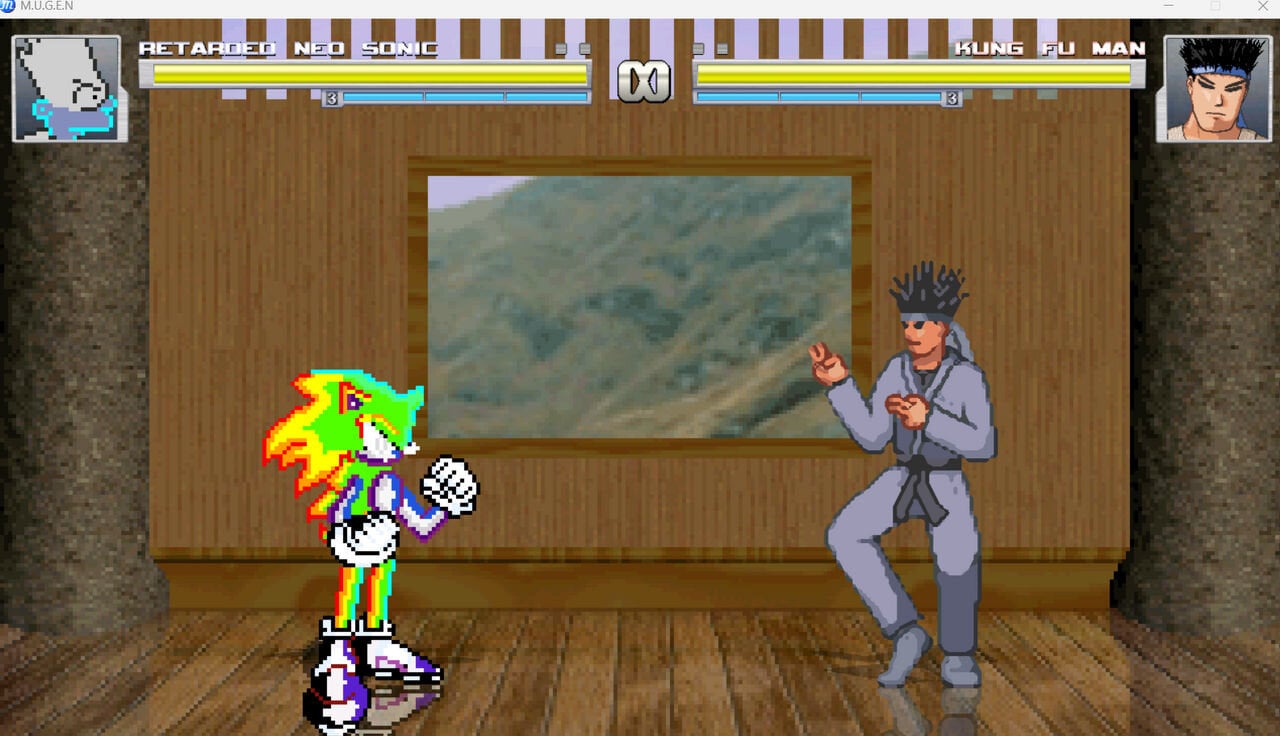 [Recreated] R*tarded Neo Sonic - Junk - AK1 MUGEN Community